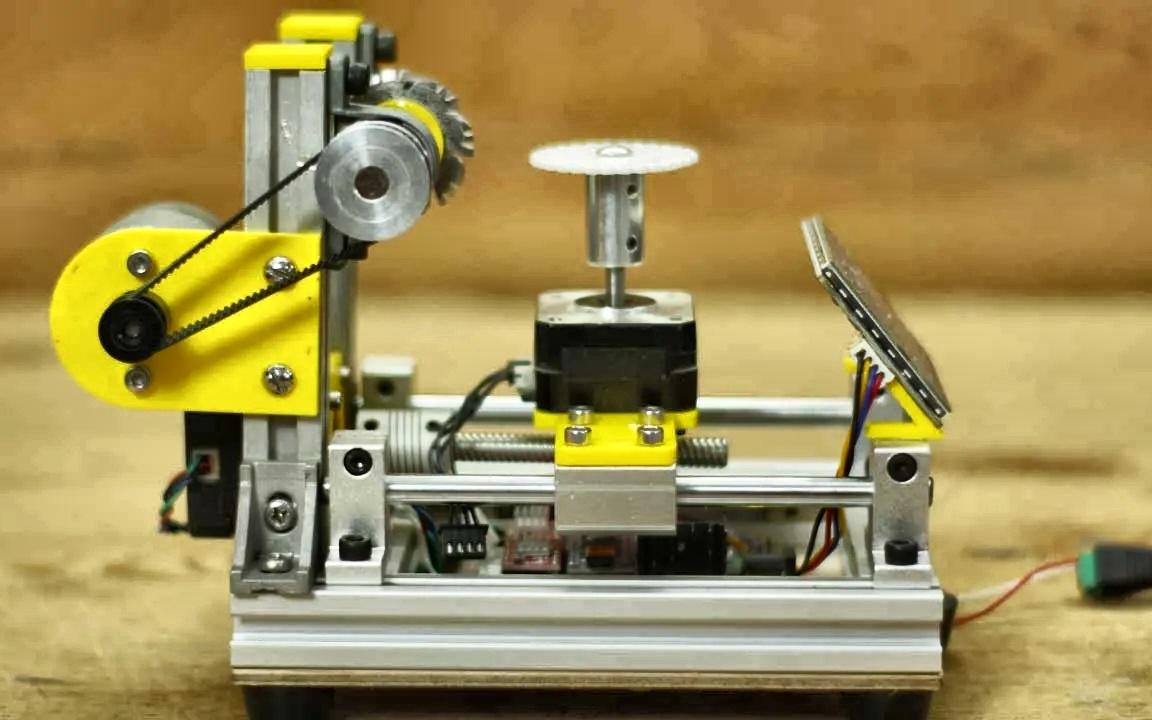 [Mr Innovative] 基于DIY Arduino的齿轮切割机_ Arduino项目
