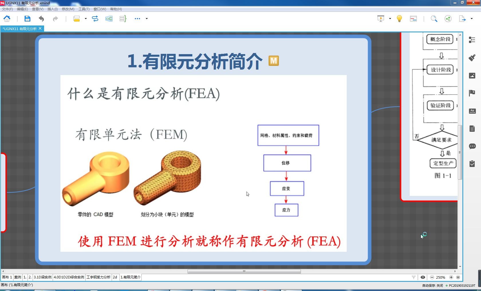 ugnx有限元分析基本操作流程