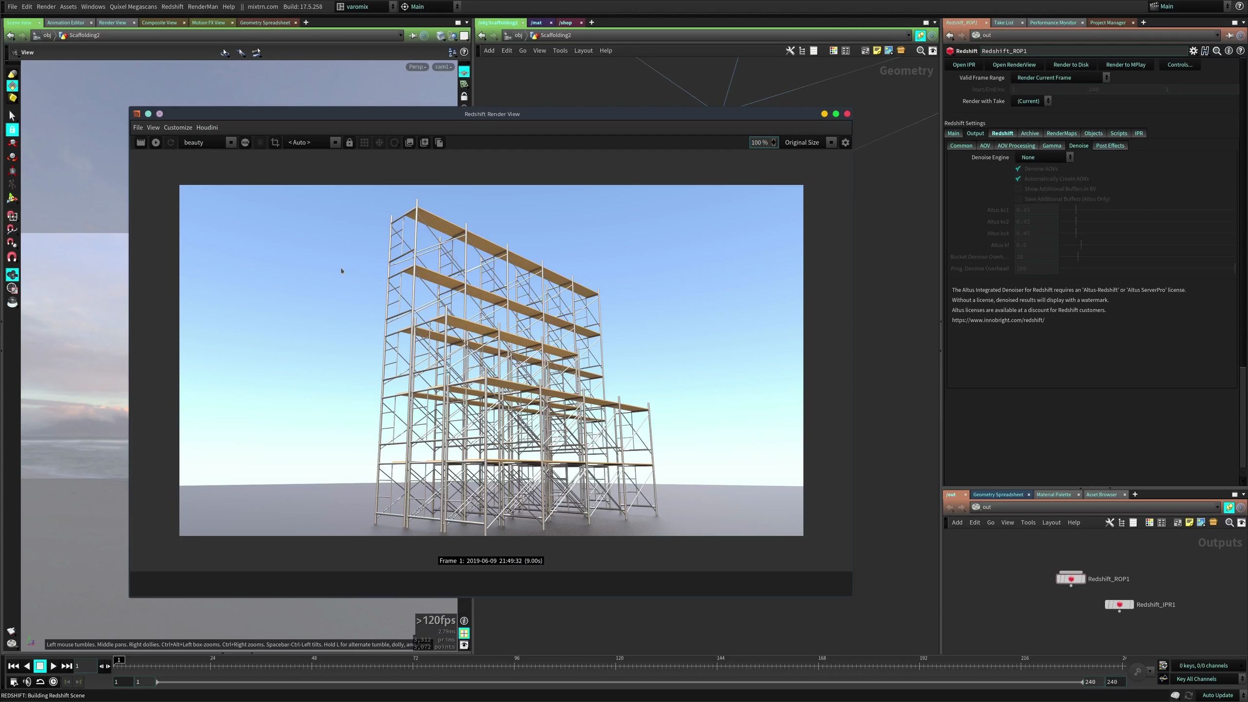 胡迪尼电影和游戏的程序化模型教程 Procedural Modeling For Film ...