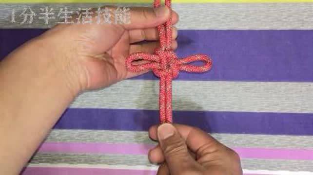 最简单的“中国结”,看一遍就能学会,家里挂几个真喜庆