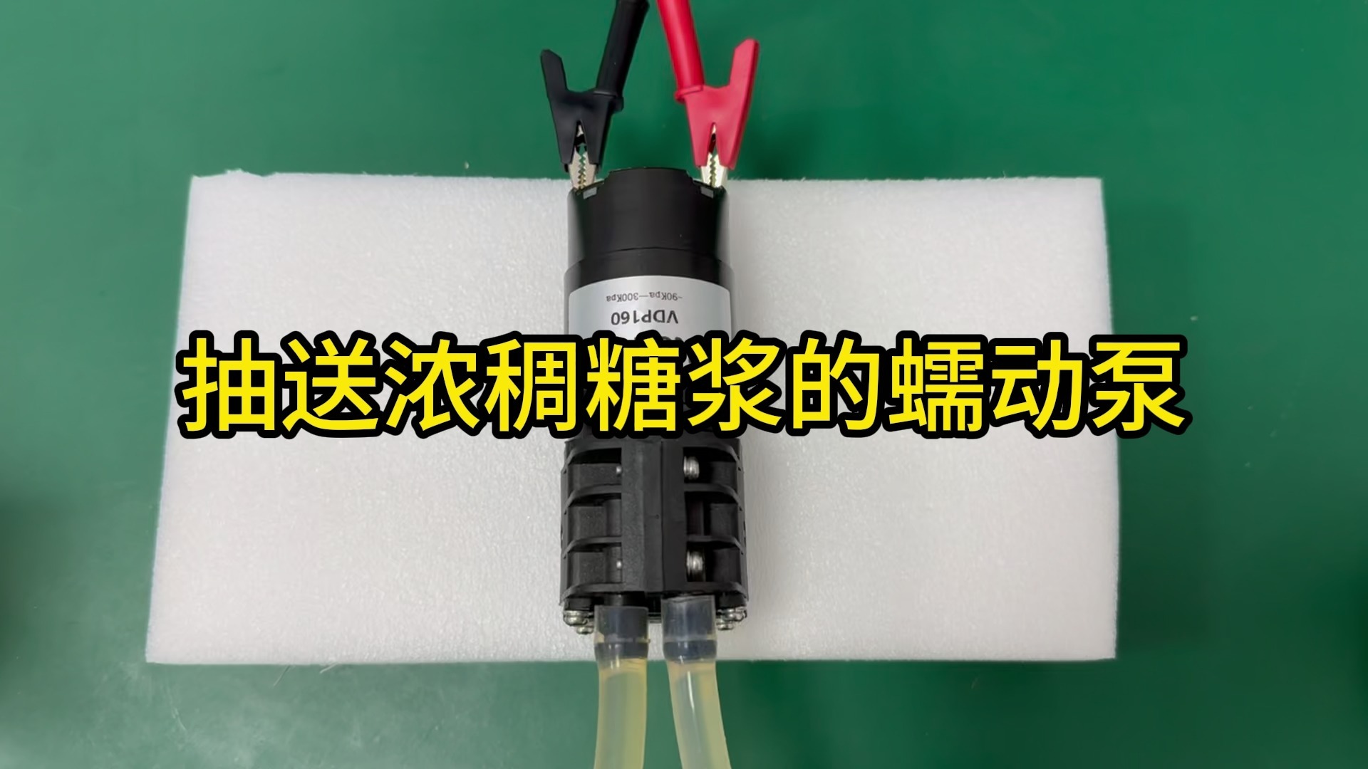 可抽送浓稠糖浆的蠕动泵