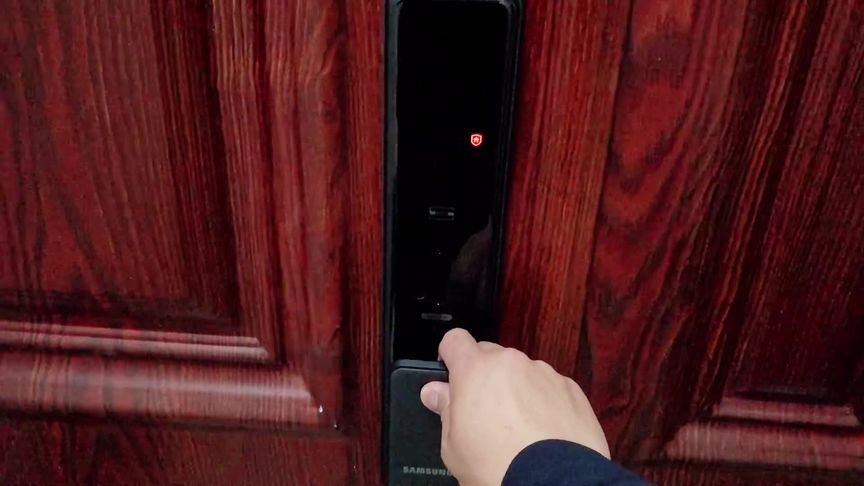 如何安装三星指纹锁SHP-P50#指纹锁 详细步骤 一看就会