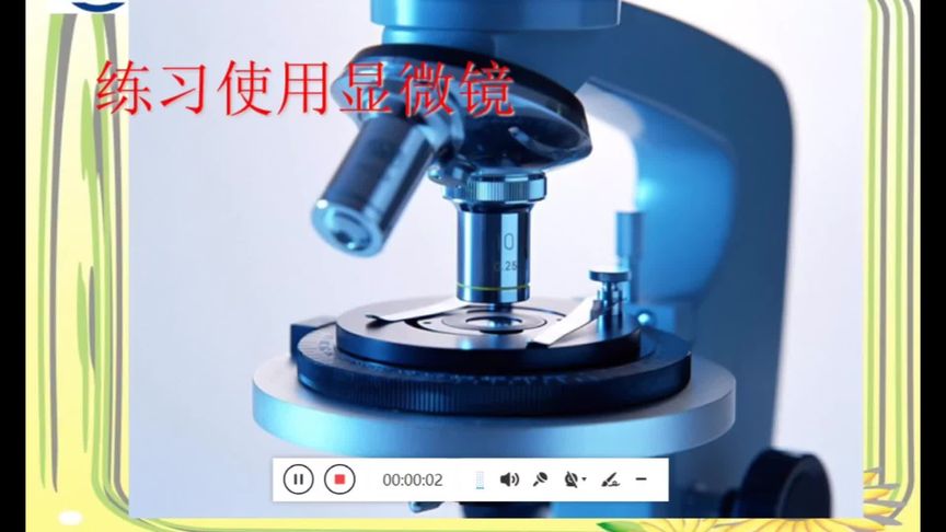 第二单元第一章第一节 显微镜的使用