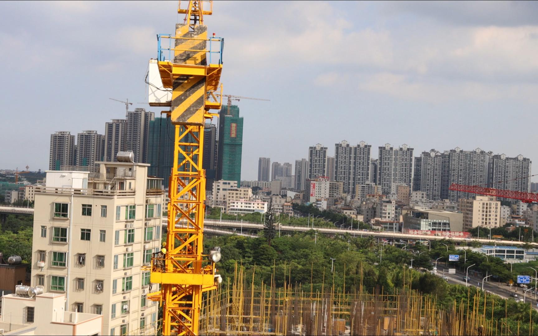 广西建机TC5512塔式起重机顶升作业