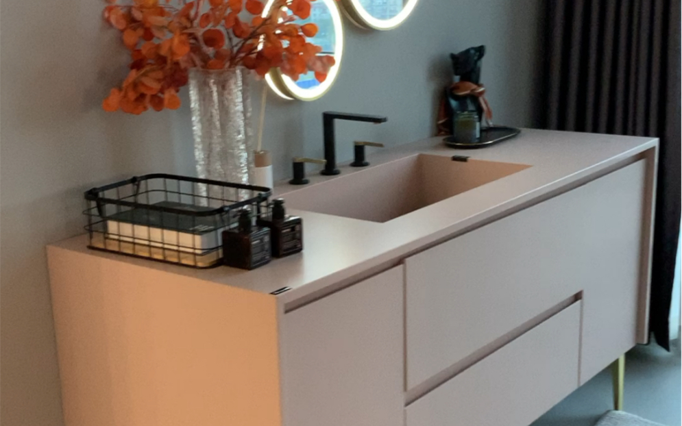 石英石浴室柜组合定做