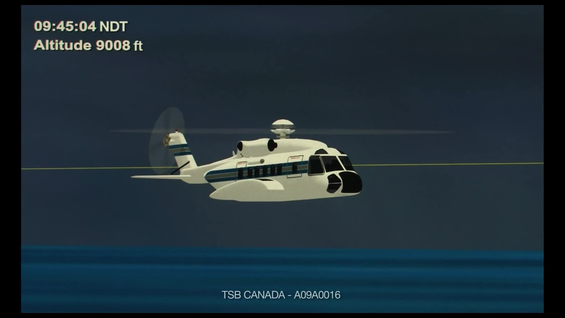 【空中浩劫S20E07空难】美洲狮91号直升机坠海事故模拟画面