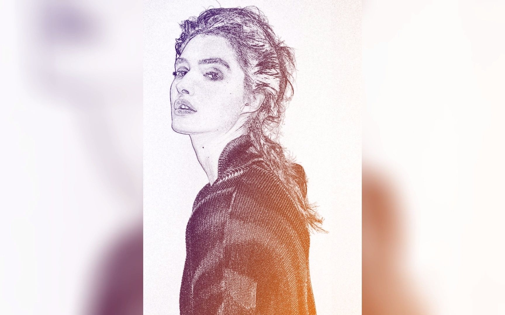 PS教程:制作彩色线稿图