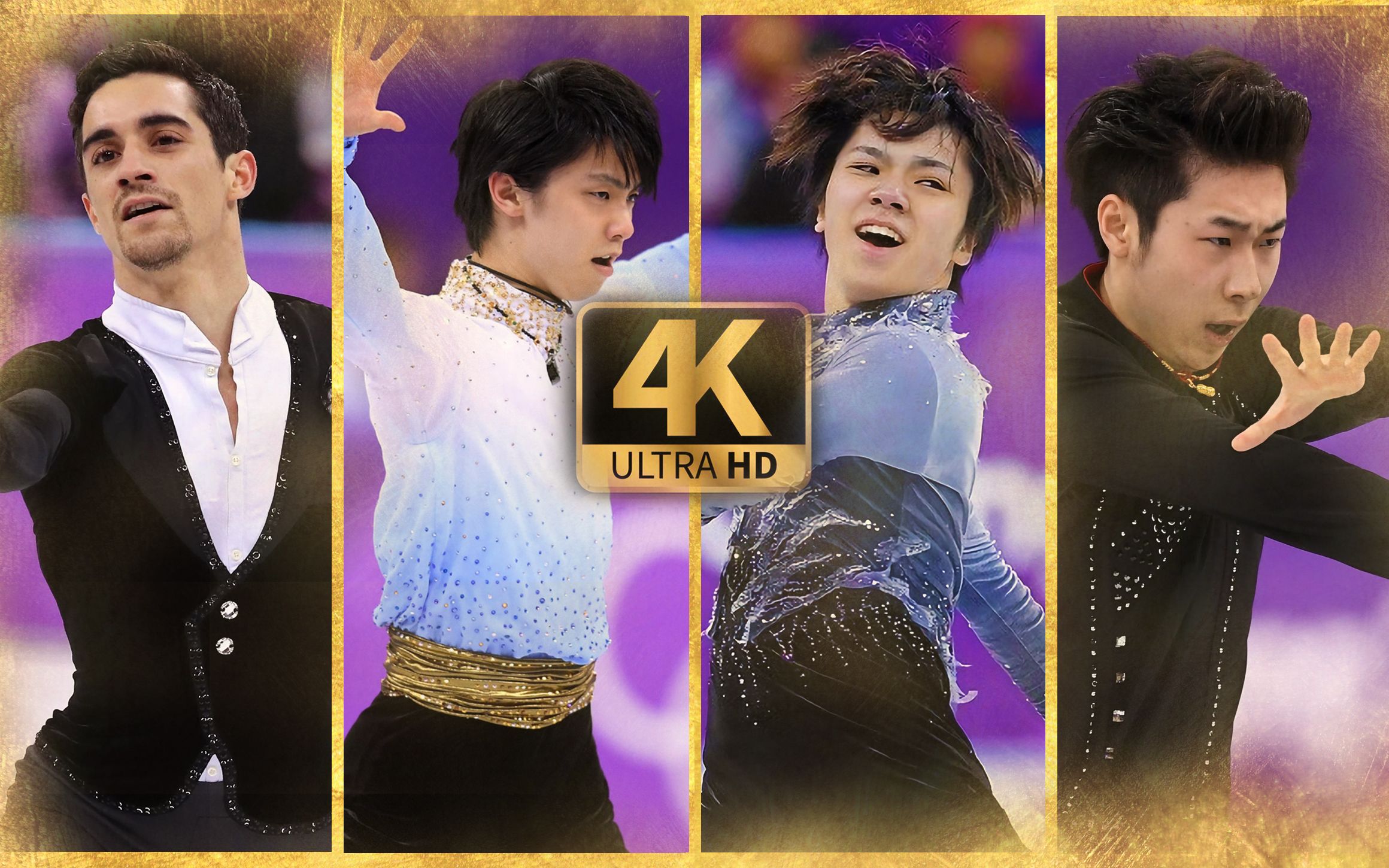 【花样滑冰-原生4K】平昌男单比赛视频合集