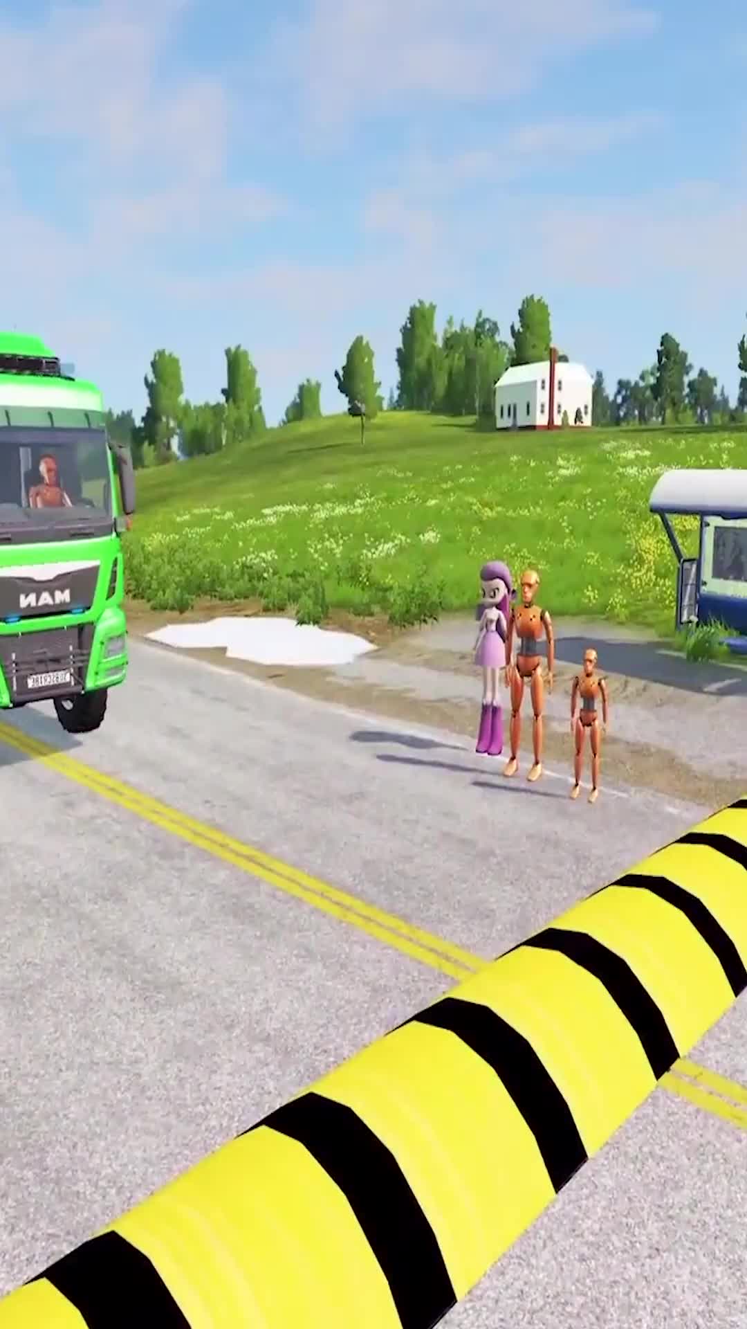 #技术流 #模拟卡车真实驾驶 #车祸模拟器