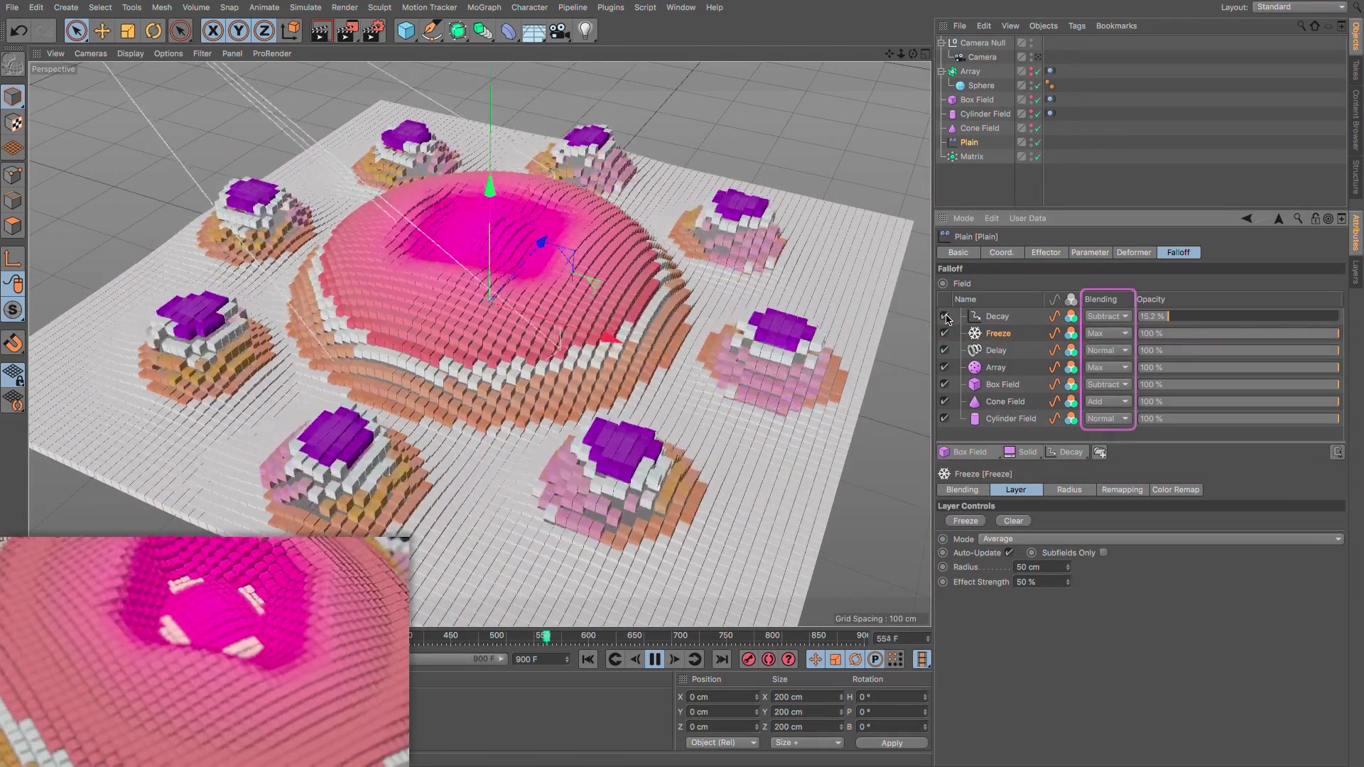 C4DR20域介绍 - 揭开Cinema 4D Fields的神秘面纱