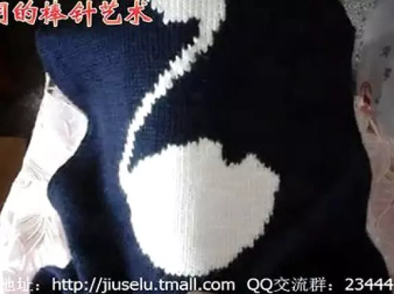 明月的棒针艺术 天鹅湖气质背心裙 零基础 编织教学 教程 原创高清 ...