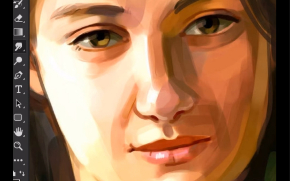 PS涂抹工具同事不会涂抹工具还敢画画,结果…又反转了!你学会了吗?