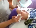 美容院专业洗脸手法视频