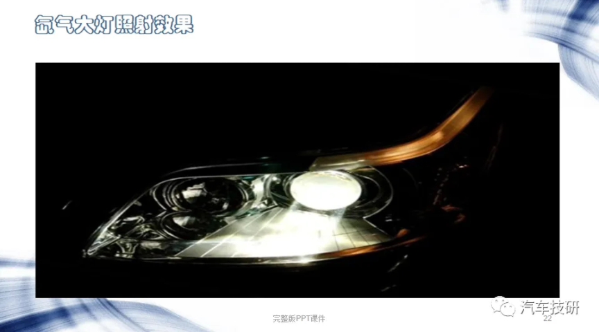 汽车灯光系统-照明灯、信号灯、车内灯、车外灯