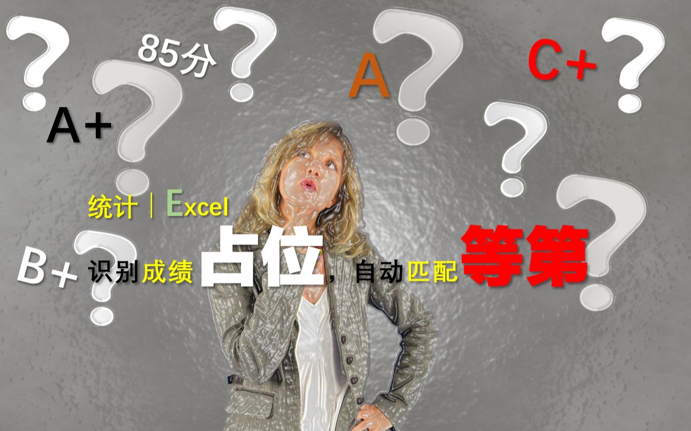 Office办公│Excel│自动生成"等级考"得分