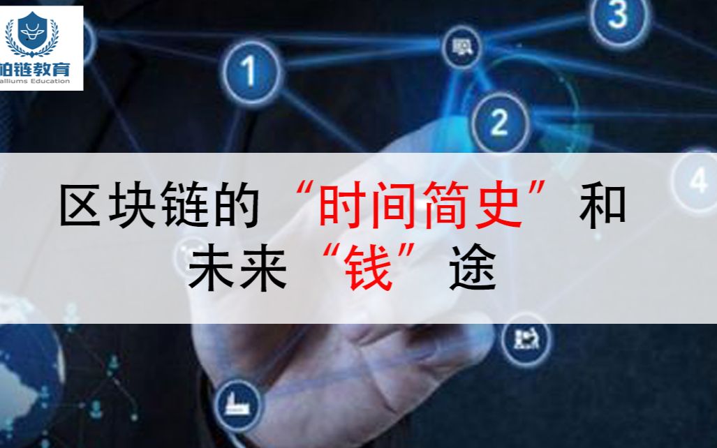 柏链公开课-说透区块链的“时间简史”和未来“钱”途