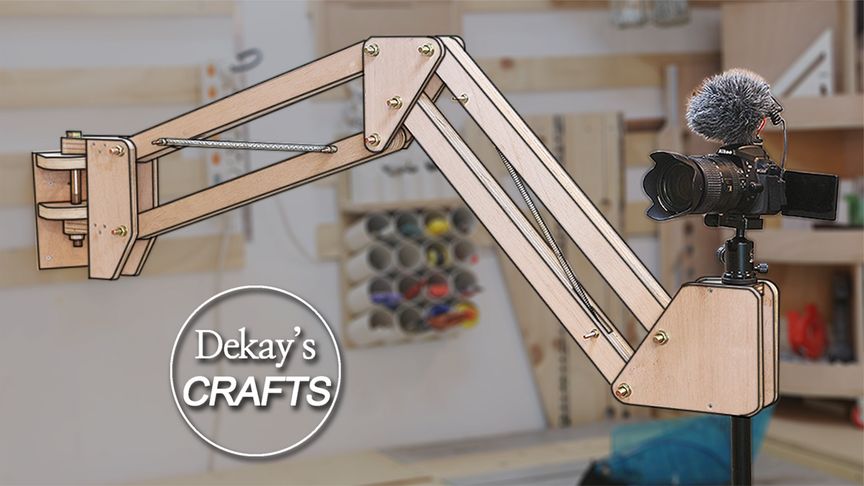 可折叠旋转的相机支架,自创设计,功能太强大了!