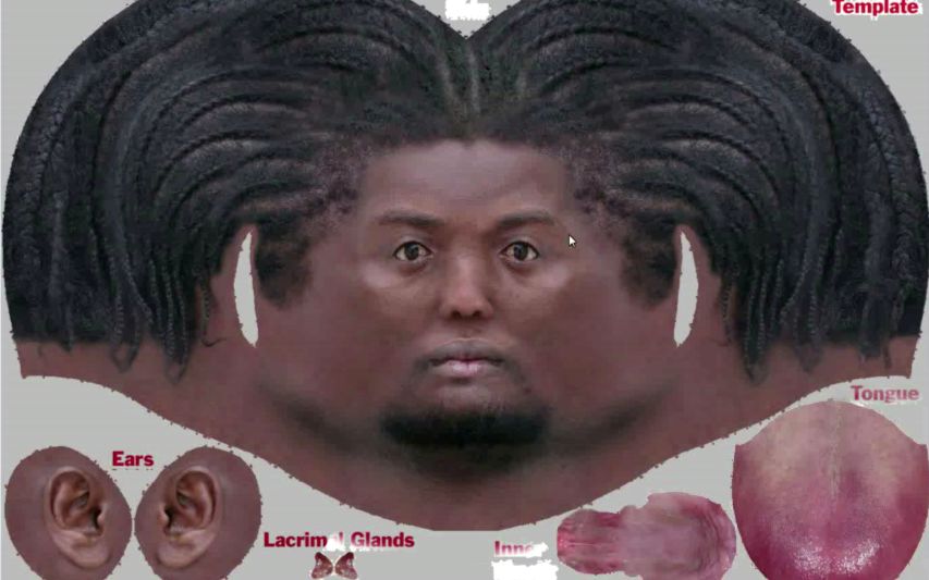 MAYA玛雅教学人物UV贴图一 (女声向)