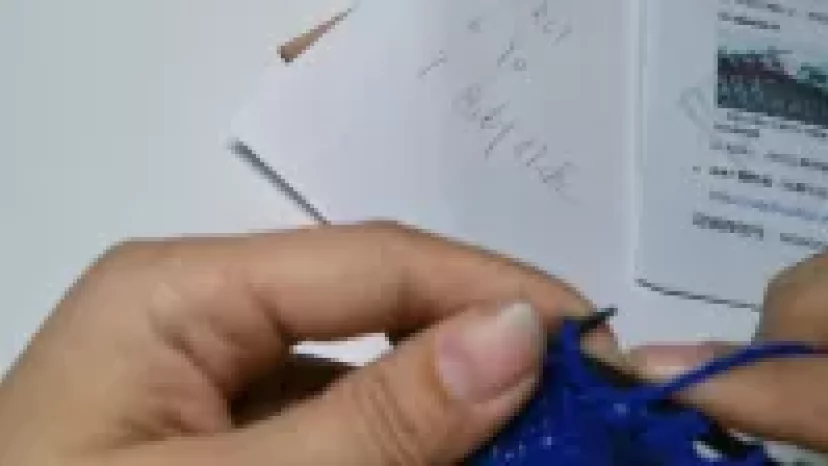 包针引返的织法