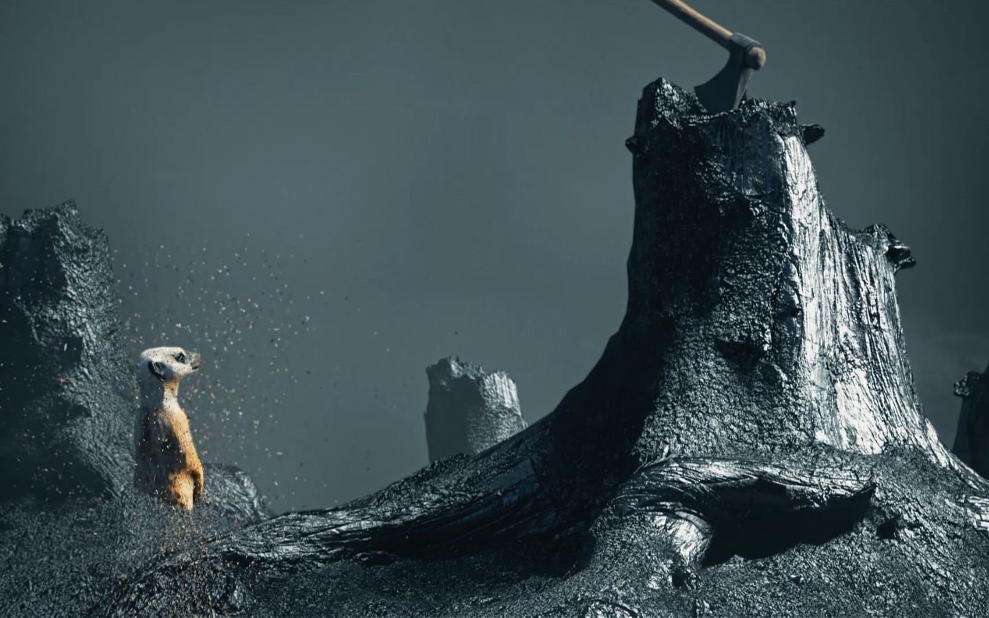 【C4D自制】公益环保概念短片《未·蓝》毕业设计