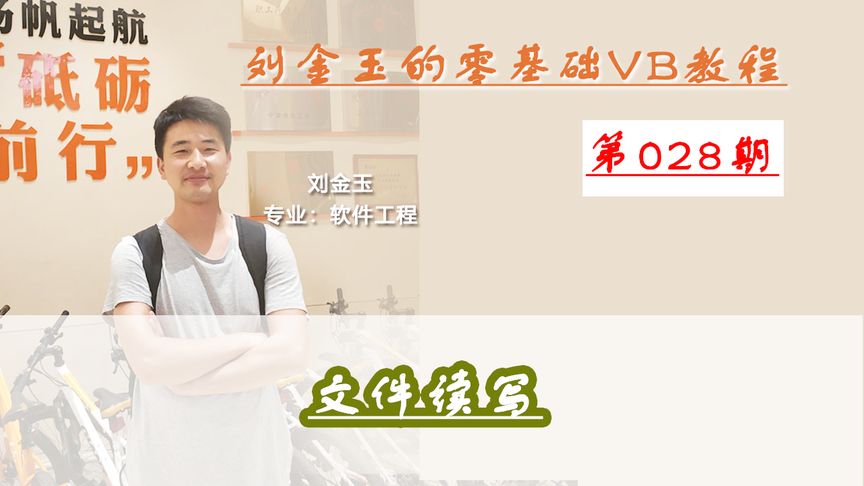 零基础VB教程028期:文件读写