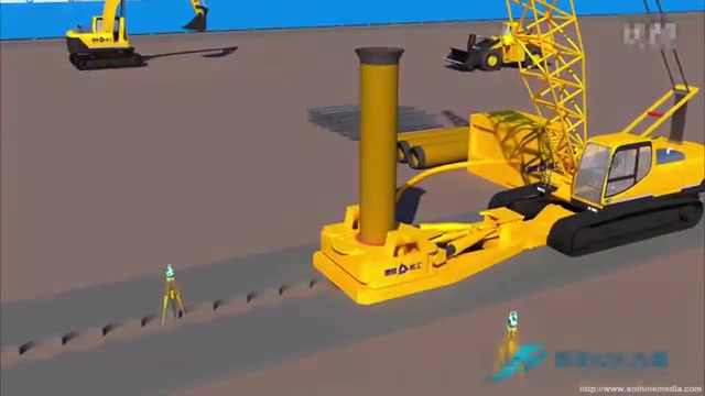 旋挖钻机培训,学习全套管钻孔咬合桩施工