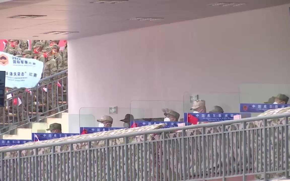 国际军事比赛-2022开幕式在中国人民解放军库尔勒陆军训练中心训练...