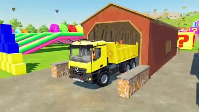 各样工程车闯关过程#小卡车儿童视频3-6岁 #大车车视频大全1-3岁 #...