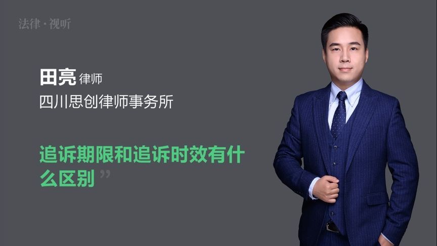 追诉期限和追诉时效有什么区别