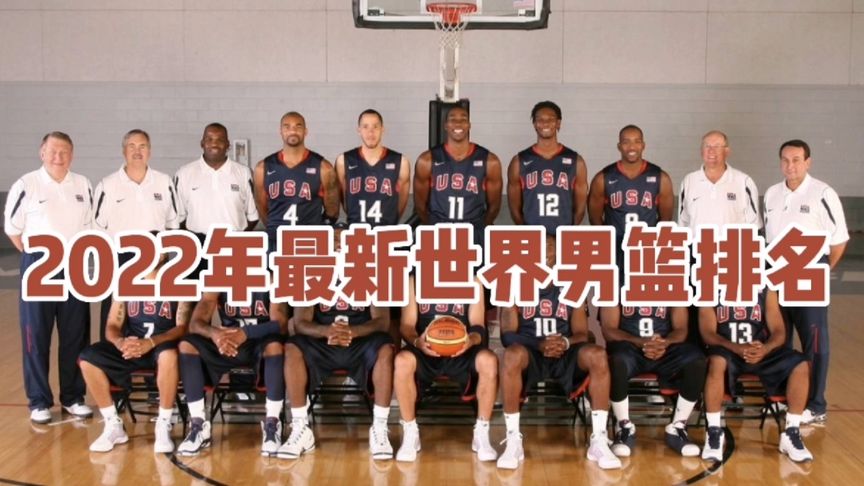 2022年最新世界男篮排名,你知道中国男篮排第几吗?