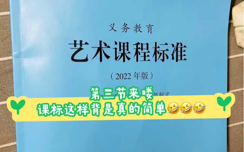 艺术课程标准,第三章节设计思路