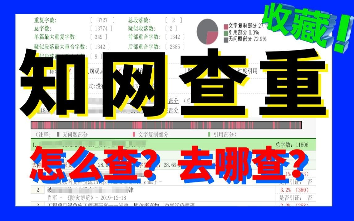 论文查重知网查重怎么查?(本科硕士论文查重建议收藏)