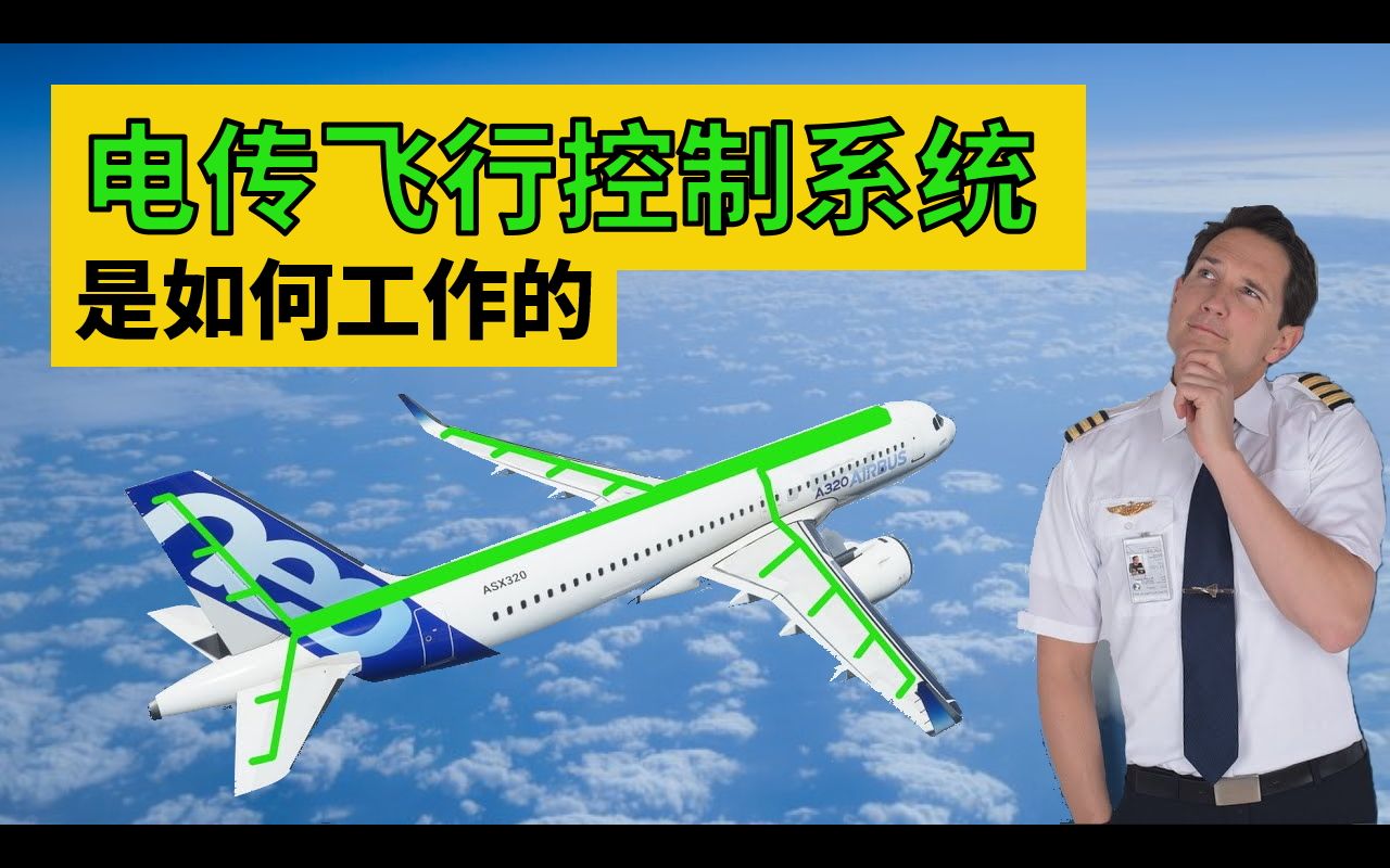 【Captain Joe】电传飞行控制系统是如何工作的?(双语字幕)