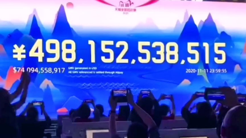 你知道2021年天猫双十一全球狂欢季总成交额吗?#现场直击