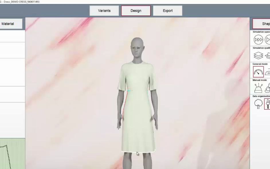 德国Assyst Vidya 3D Sketch服装三维打板 三维虚拟样衣