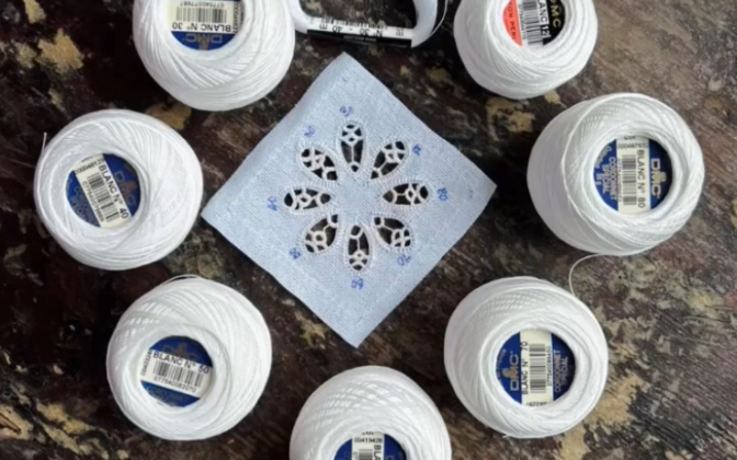 丹麦HEDEBO白线刺绣/自用绣线介绍