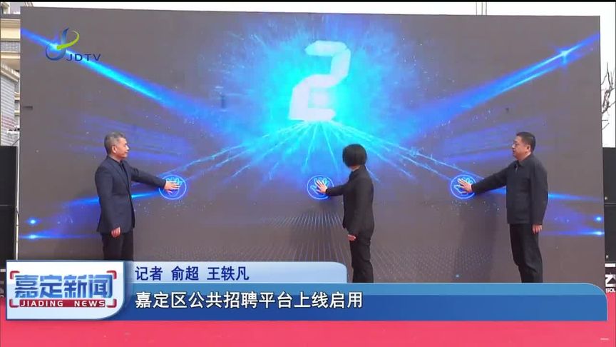 嘉定区公共招聘平台上线启用