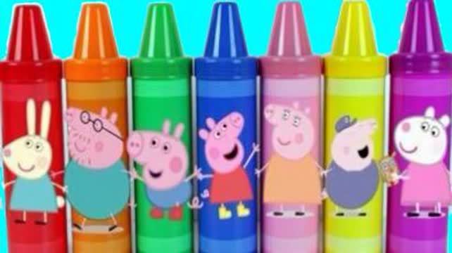 小猪佩奇简笔画填色游戏