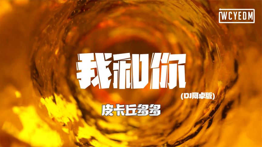 皮卡丘多多 - 我和你 (DJ阿卓版)「我和你 飞到蓝蓝的天边」【動