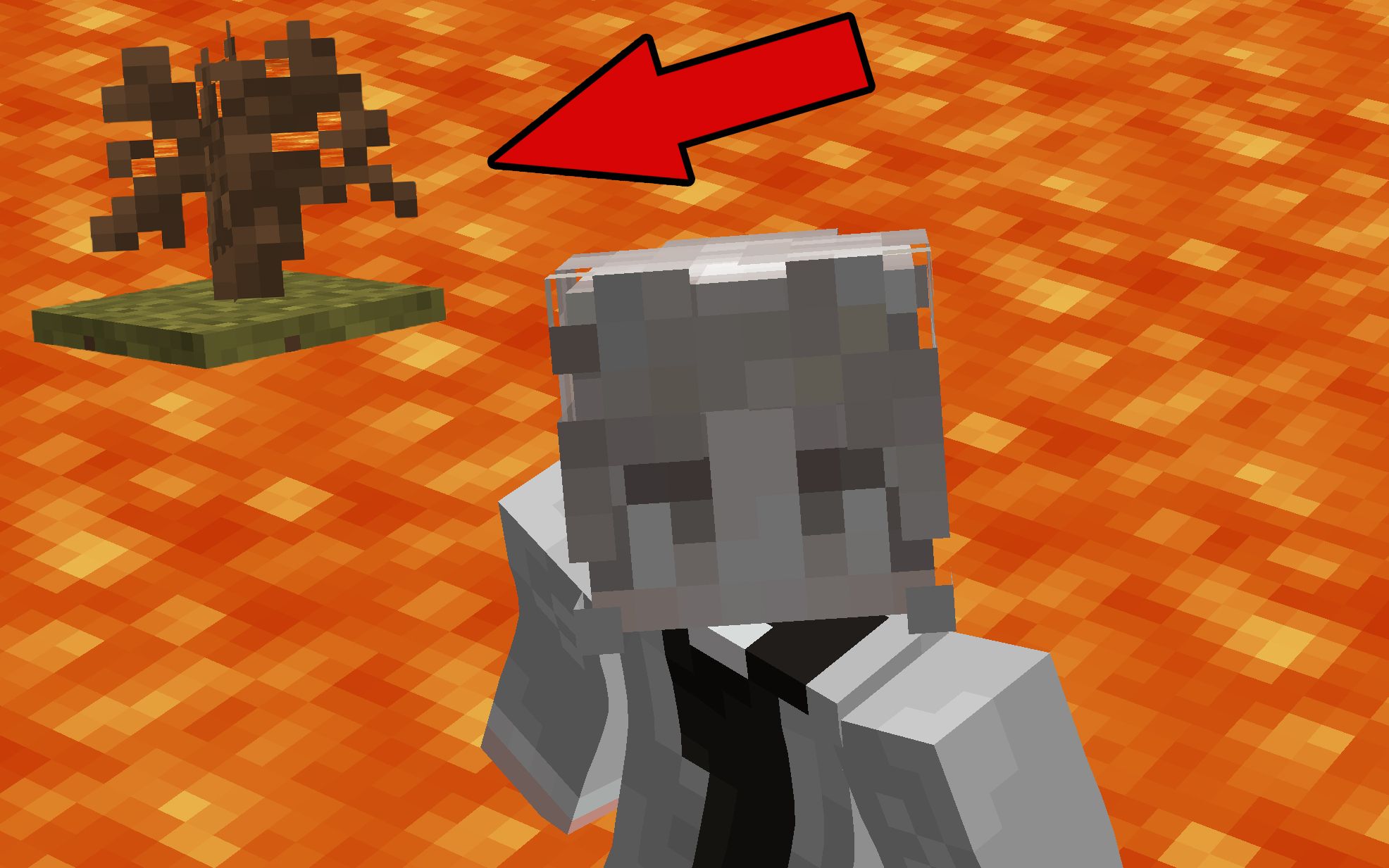 在只有一颗树苗的岩浆海里面可以生存下来吗?我的世界天空工厂4 ...