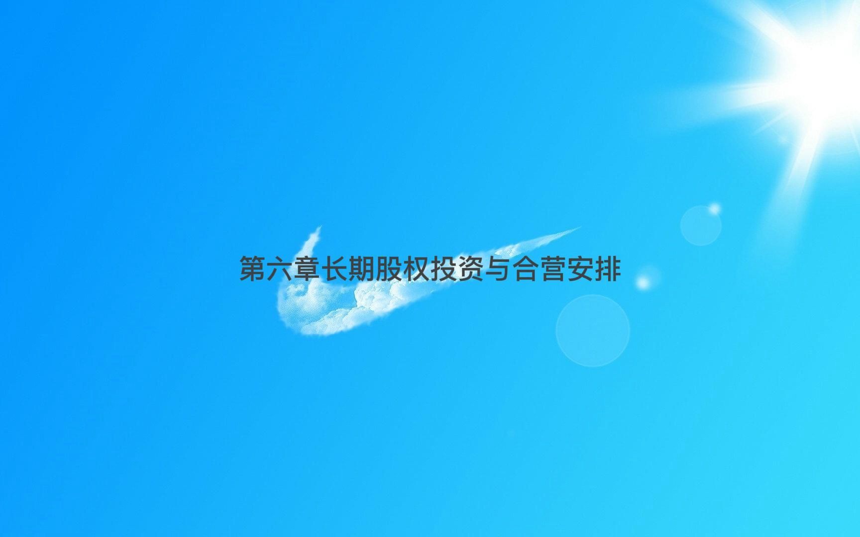 第六章长期股权投资与合营安排
