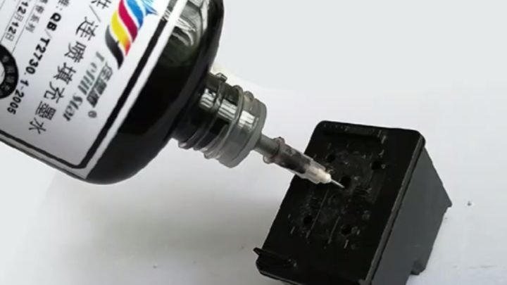 惠普hp803/63/123/680墨盒用完自己添加墨水低成木