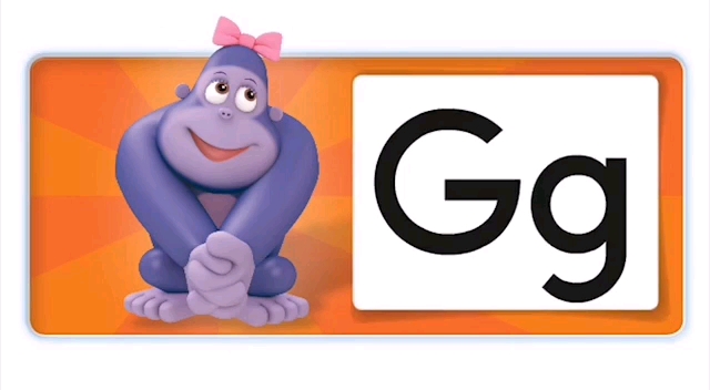 字母G的发音以及代表单词。