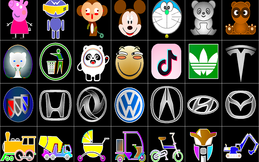 海大坑CAD趣味图(你要的小猪佩奇,叮当猫都在里面!都是你想不到的...