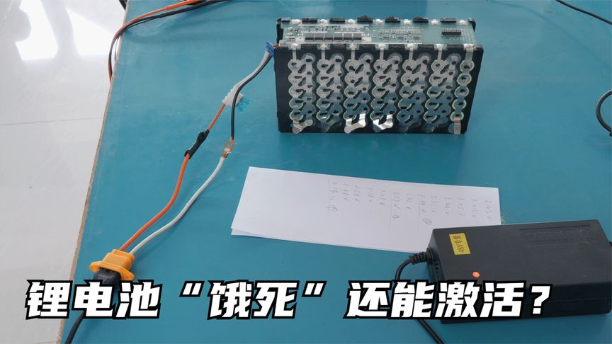 看了你也学不会!怎么样安全的激活亏电饿死的锂电池