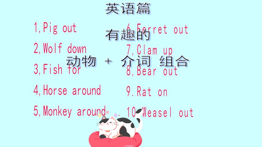 英语篇你知道类似Pig out/rat on一系列动物动词词组是什么意思吗