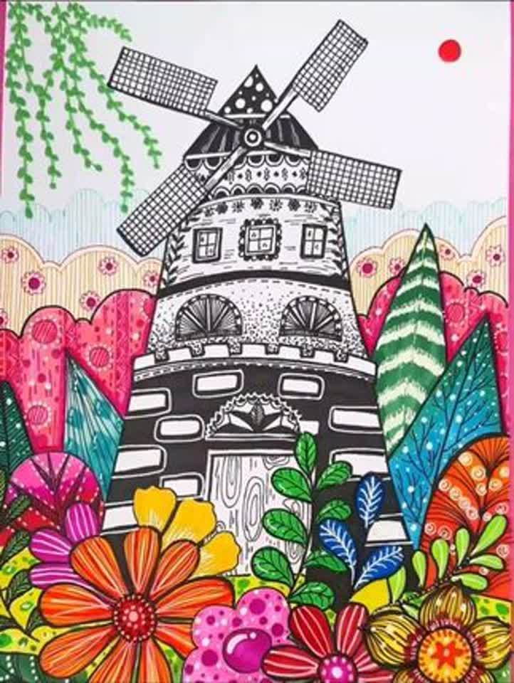 开学必备勾线笔,便宜好用还可以加墨水反复使用,推荐! #线描 #画画 #...