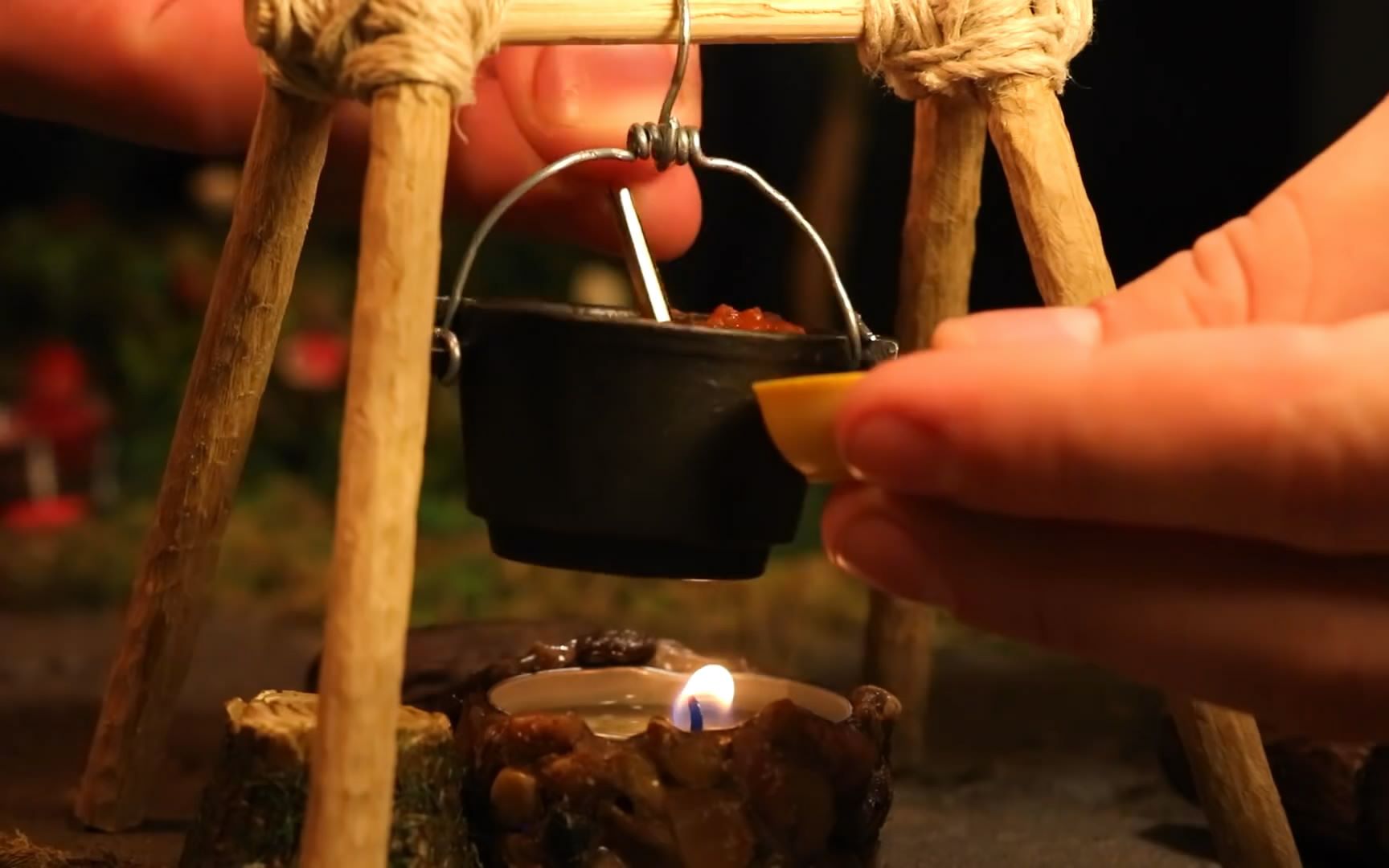 【迷你厨房】制作世界上最小的辣肉酱!~~