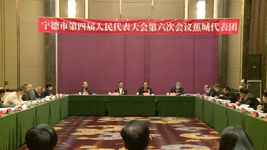 市领导参加市四届人大六次会议蕉城代表团分组审议时这样说