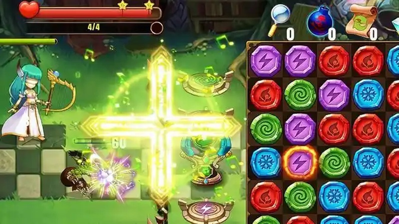 Unity游戏源码 神秘冒险 三消RPG 完整游戏项目模板